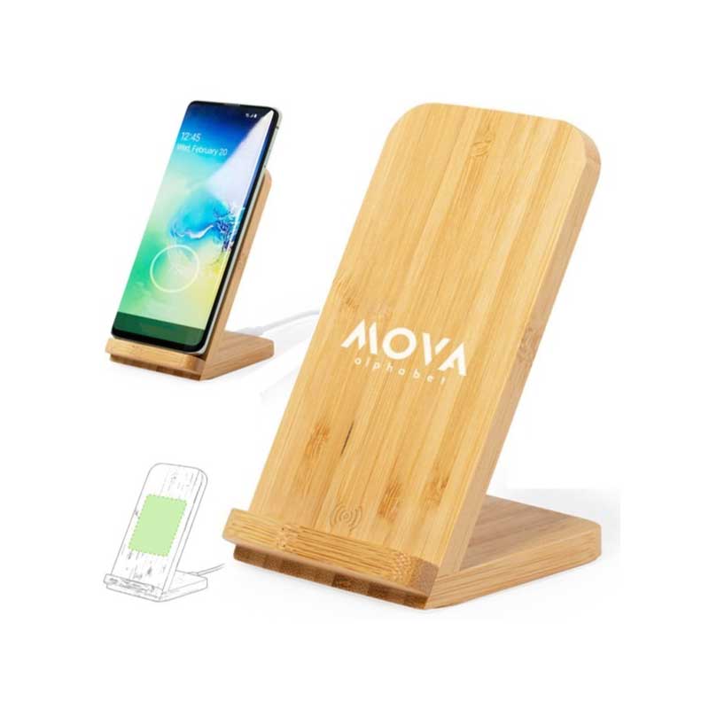 SOPORTE PARA CELULAR EN MADERA | Eticorp Perú